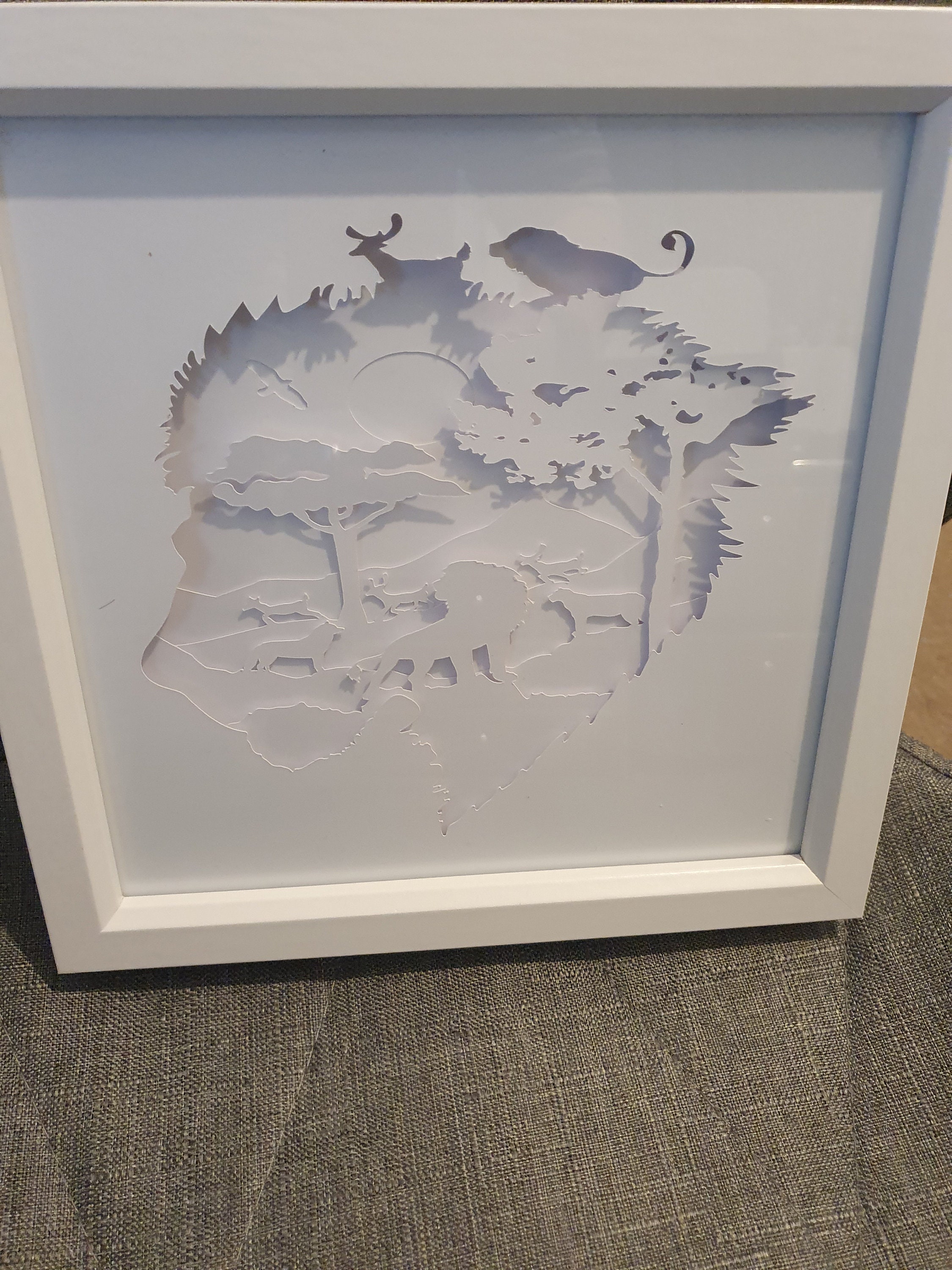 Lion King 3D Shadow Box | Etsy