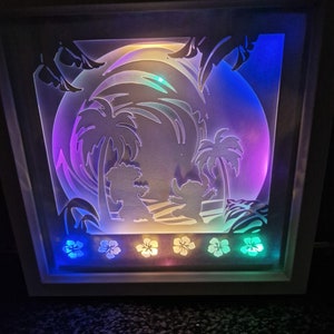Lilo and Stitch Shadow Box - Etsy