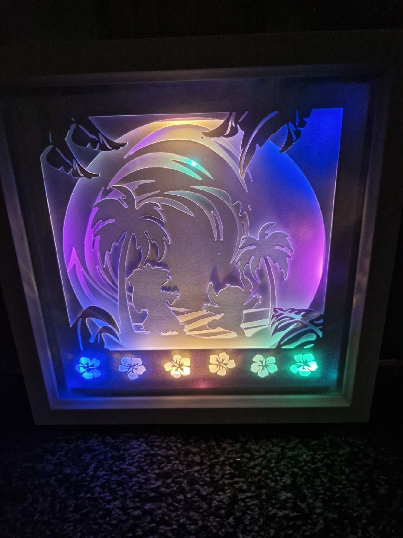 Lilo and Stitch Shadow Box - Etsy