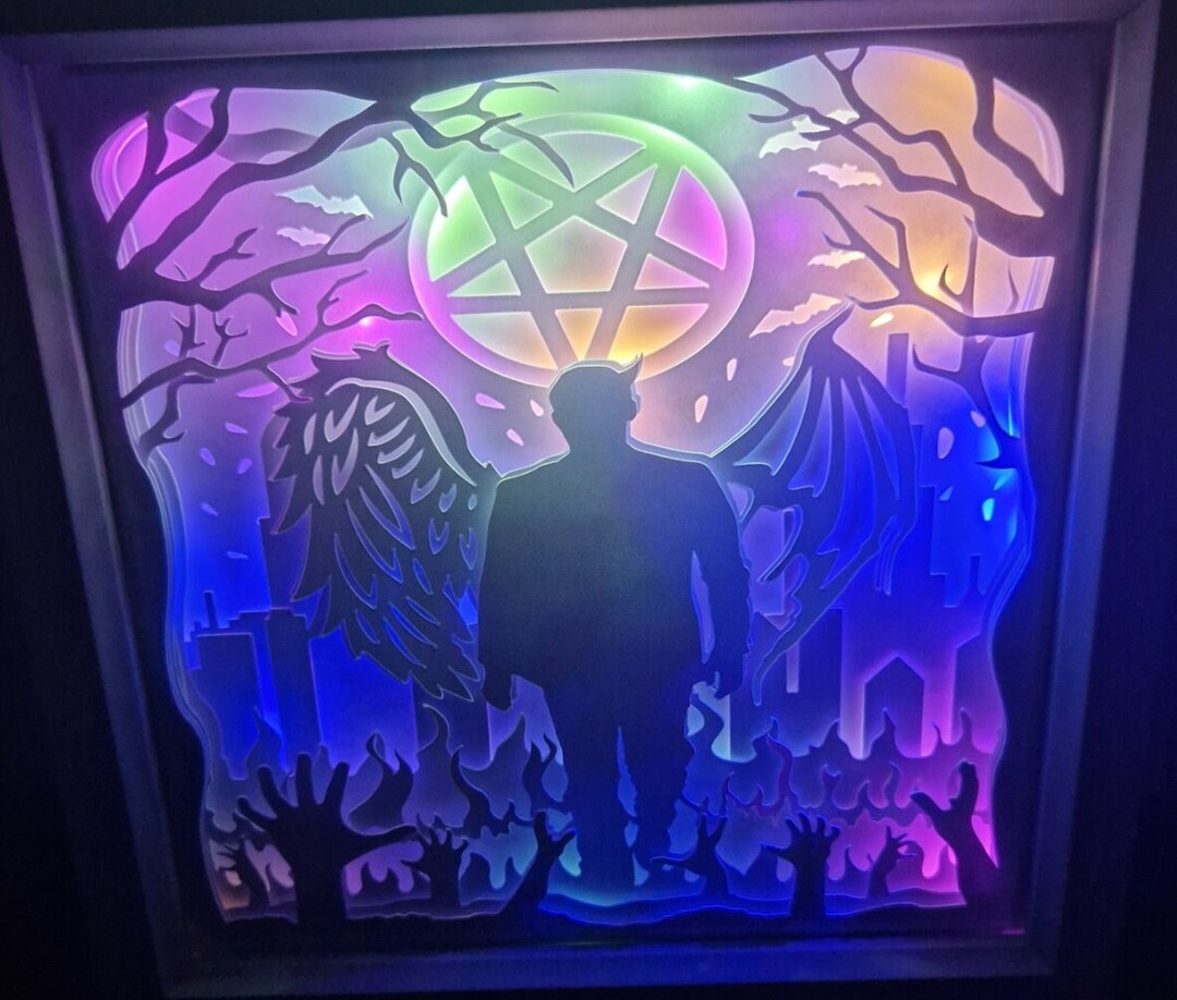 Lucifer Shadow Box - Etsy
