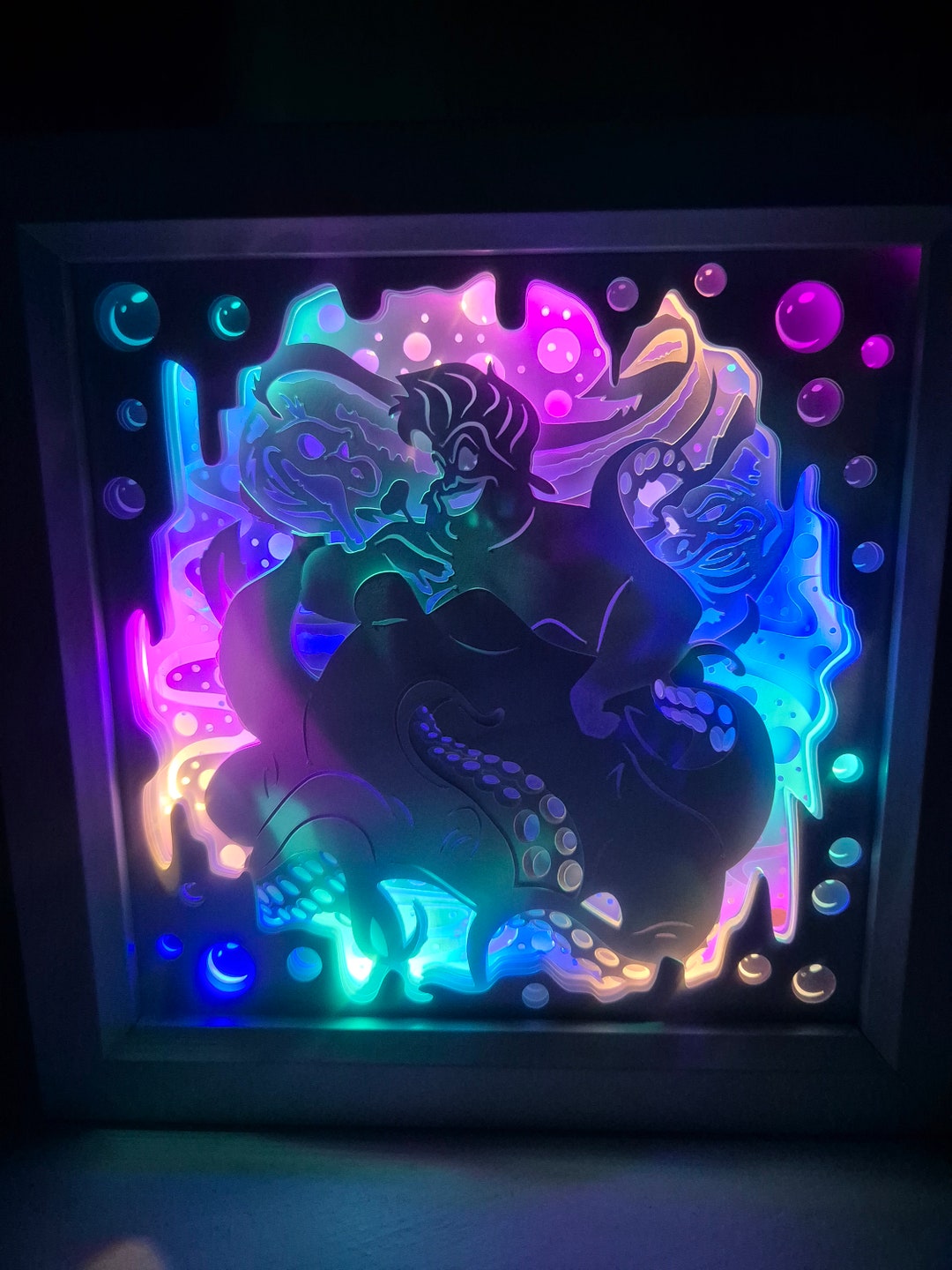Ursula Little Mermaid Shadow Box - Etsy