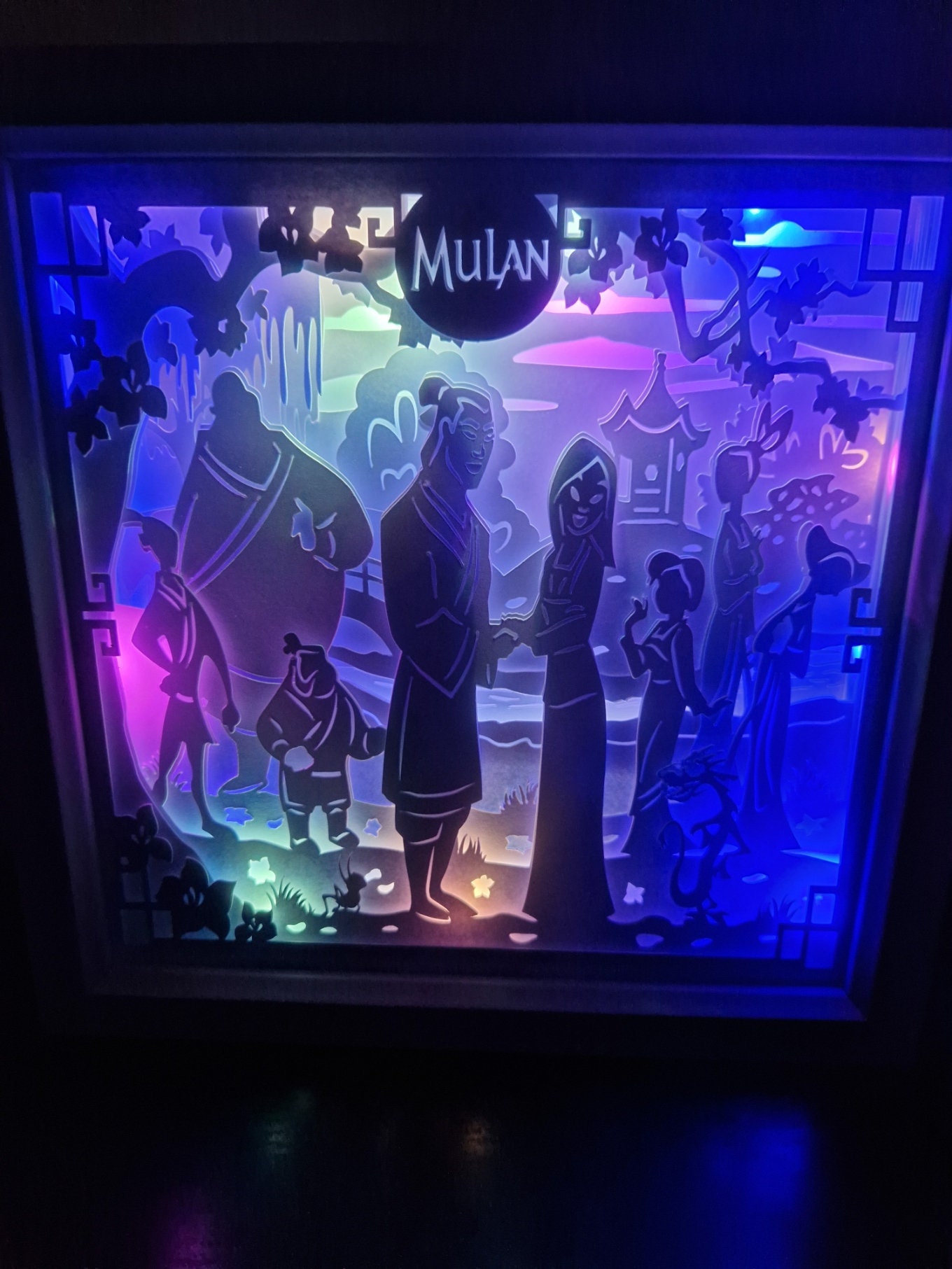 Mulan Shadow Box - Etsy