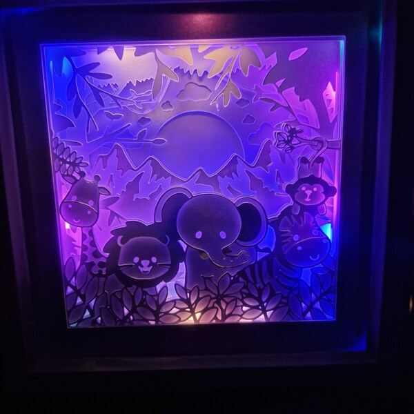 Lighted Shadow Box - Etsy