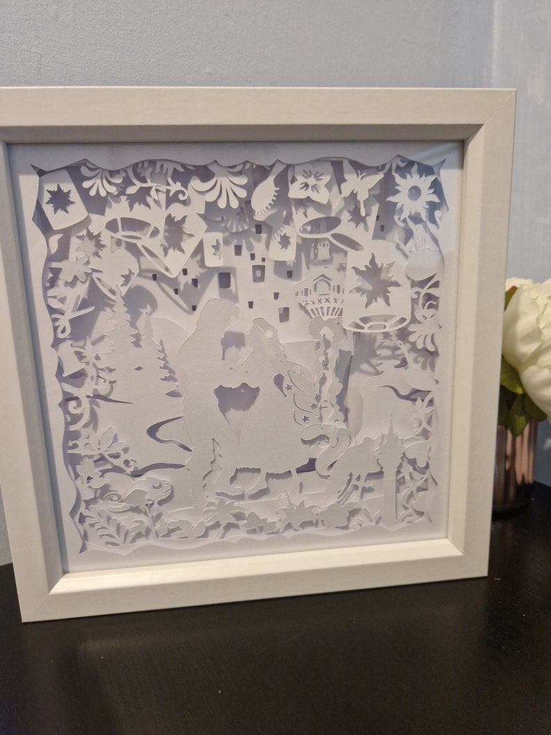 Tangled Rapunzel Shadow Box - Etsy