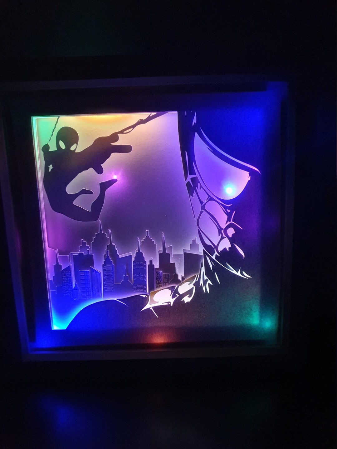 Spider Man Shadow Box - Etsy