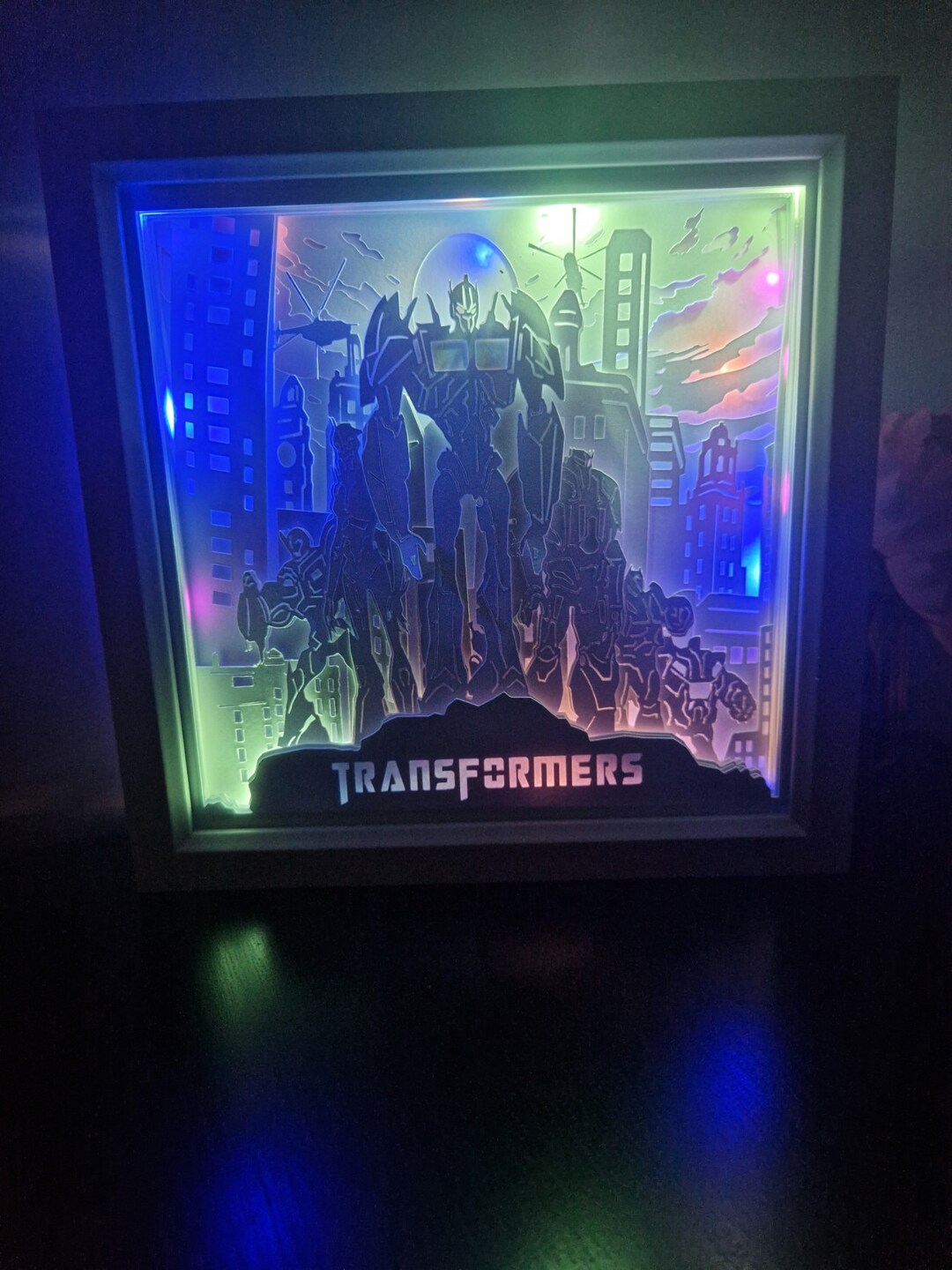Transformers Shadow Box - Etsy