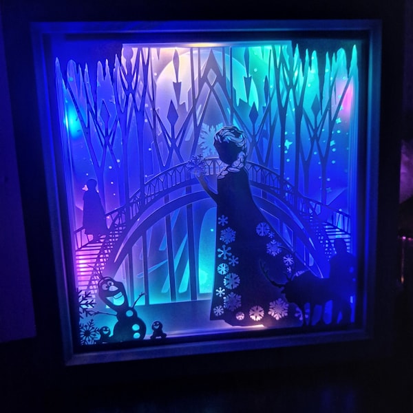 Frozen Shadow Boxes - Etsy