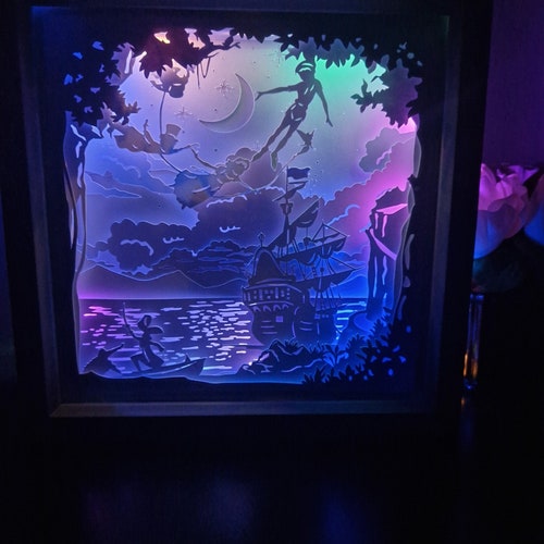 Peter Pan Shadow Box - Etsy