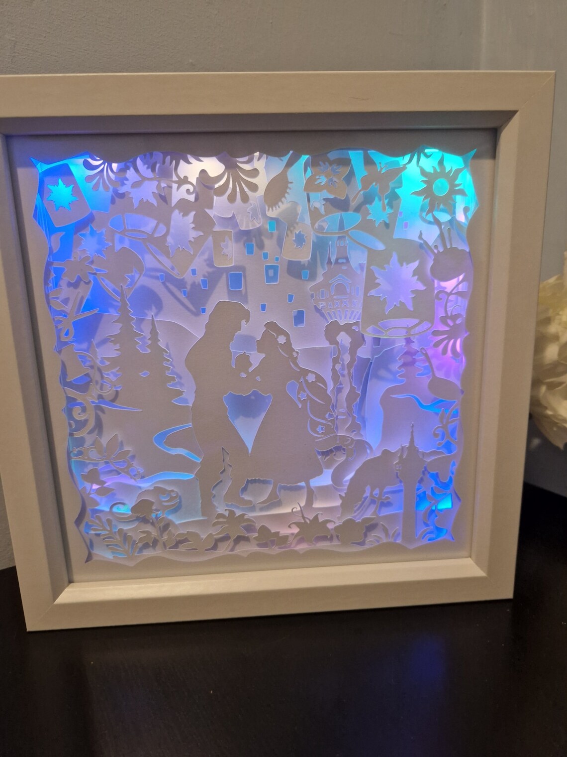 Tangled Rapunzel Shadow Box - Etsy