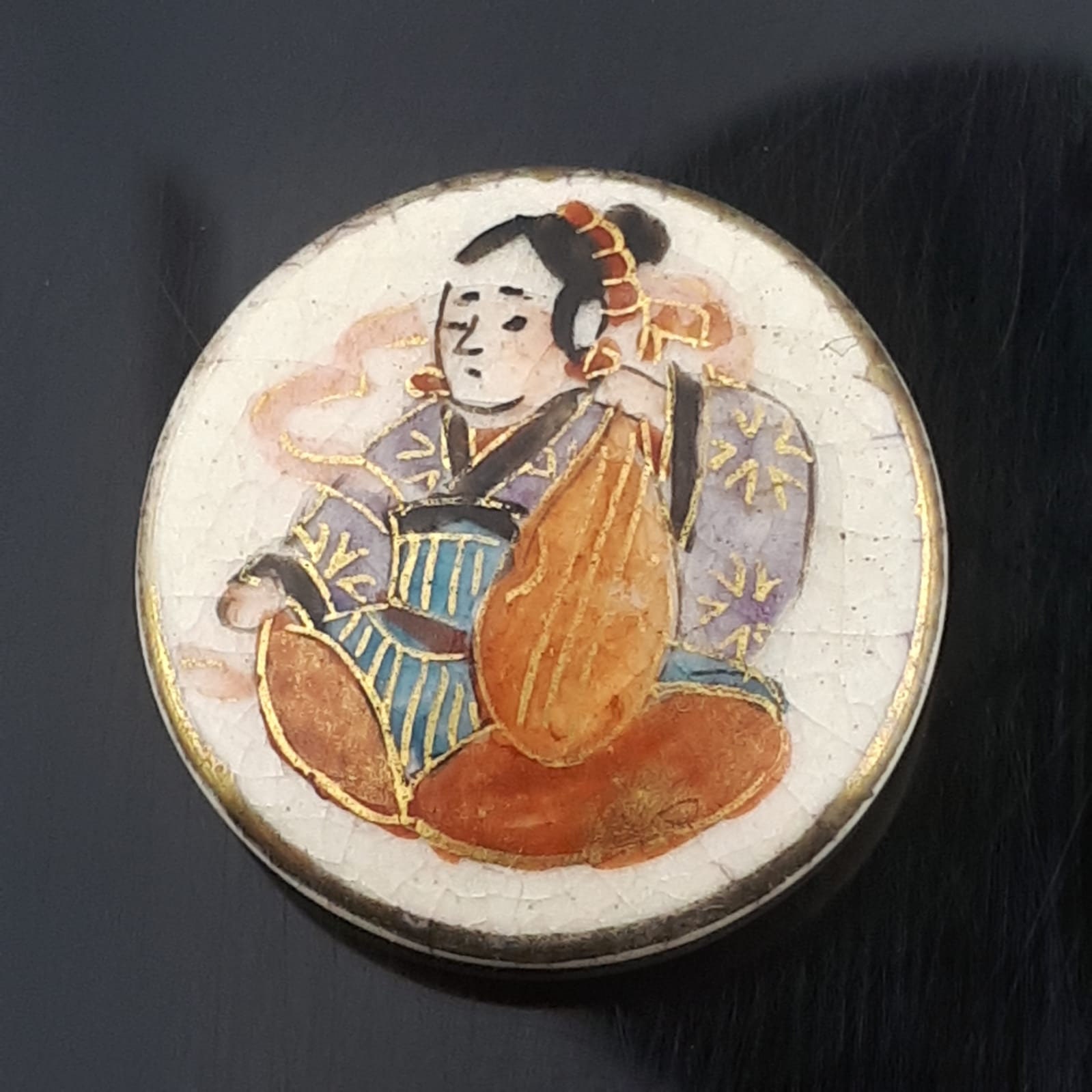 Antique Porcelain Japanese Buttons, Valuable Porcelain Button, Hand ...