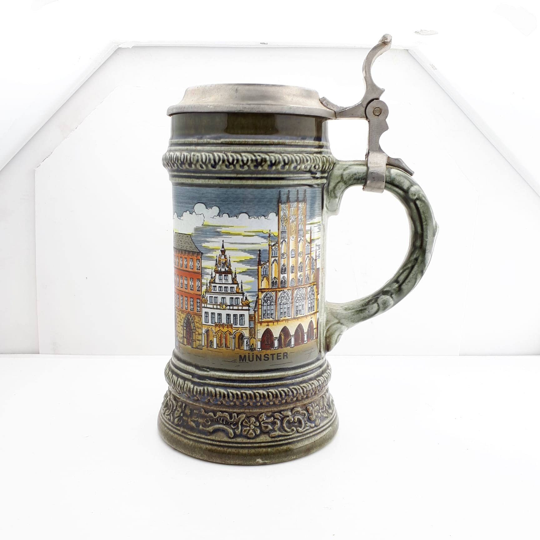 Original German GERZ Beer Stein Beer Mug Zinn Lid Tankard - Etsy