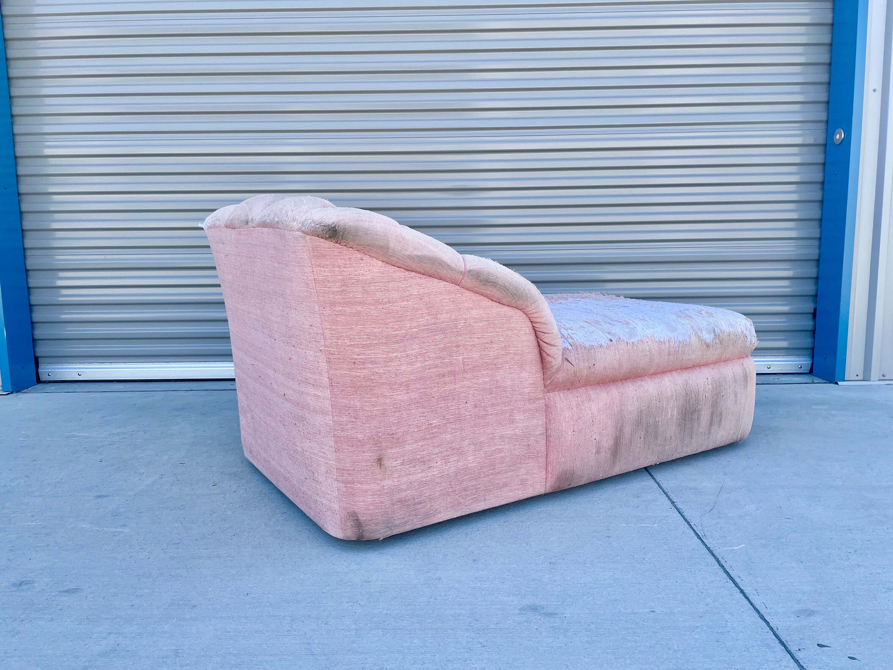 Vintage Hollywood Regency Chaise Lounge - Etsy