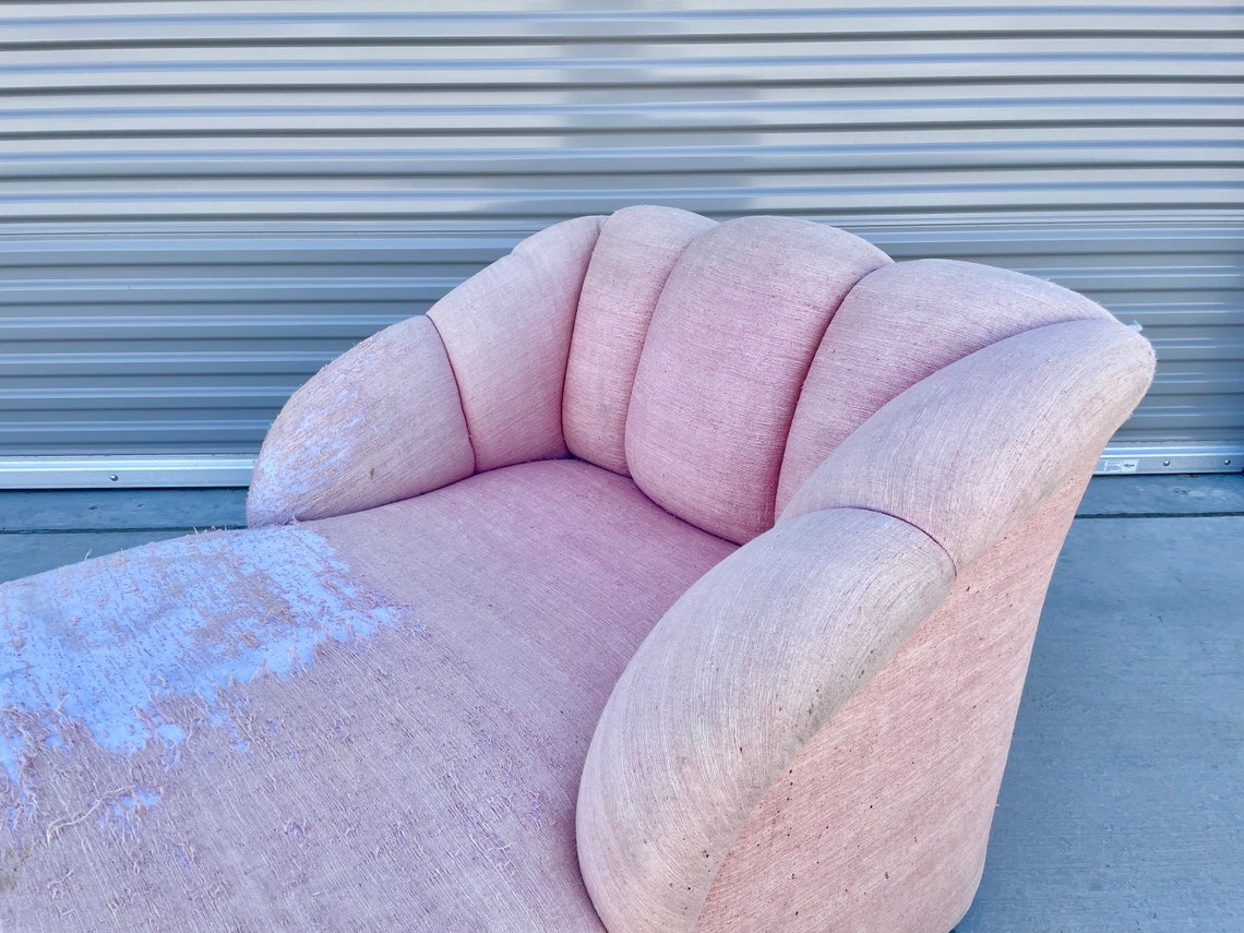 Vintage Hollywood Regency Chaise Lounge - Etsy