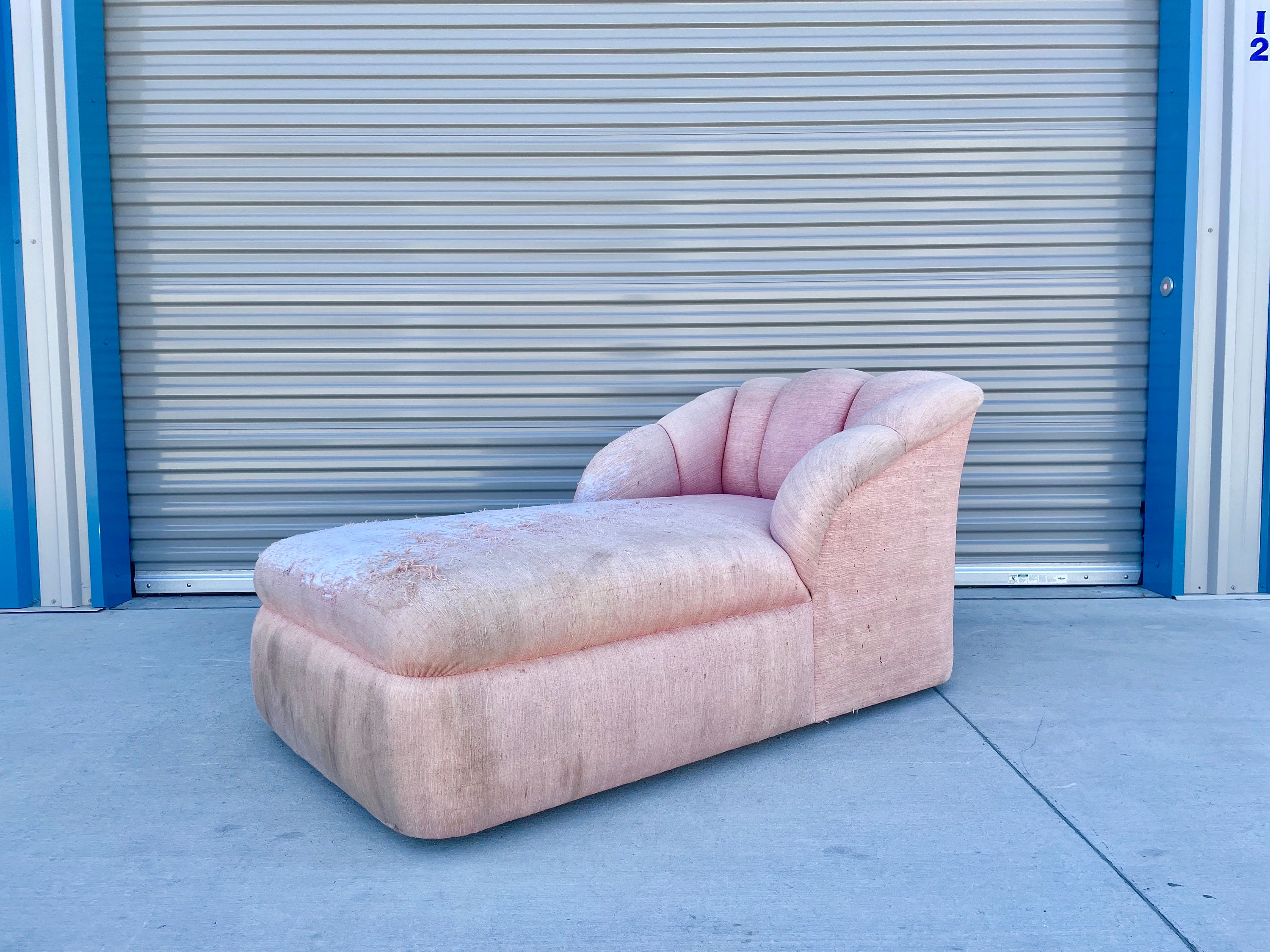 Vintage Hollywood Regency Chaise Lounge - Etsy