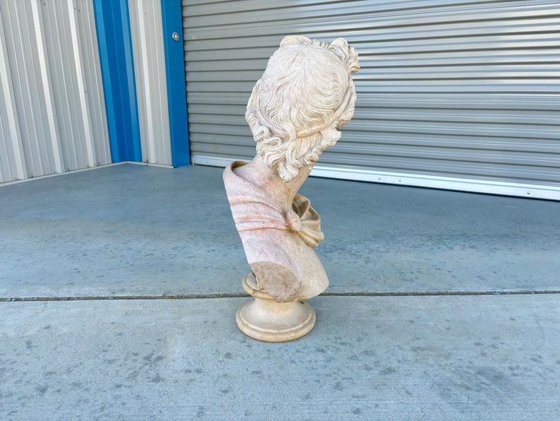 Vintage Classical Style Marble Bust of Apollo - Etsy
