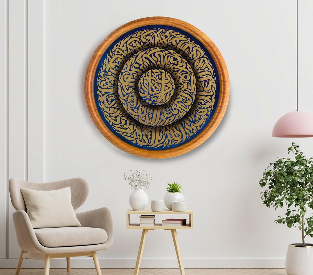 Turkish Evil Eye Wall Art, Blue and Gold Evil Eye, Evil Eye Protection ...