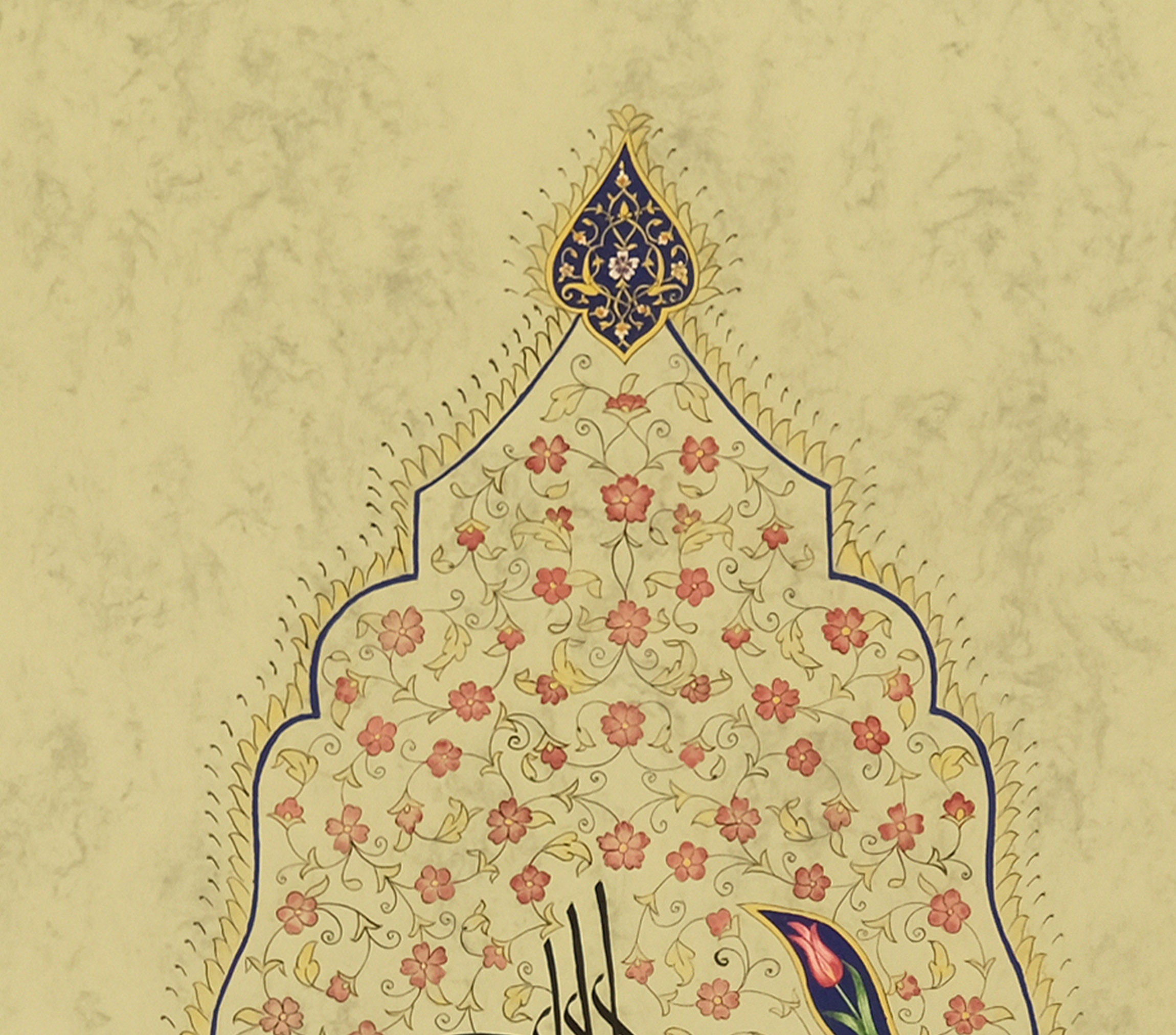 Ottoman Ferman Wall Decor, Ottoman Empire Calligrapy Artwork, Islamic ...