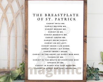 Breastplate of Saint Patrick Printable - Etsy