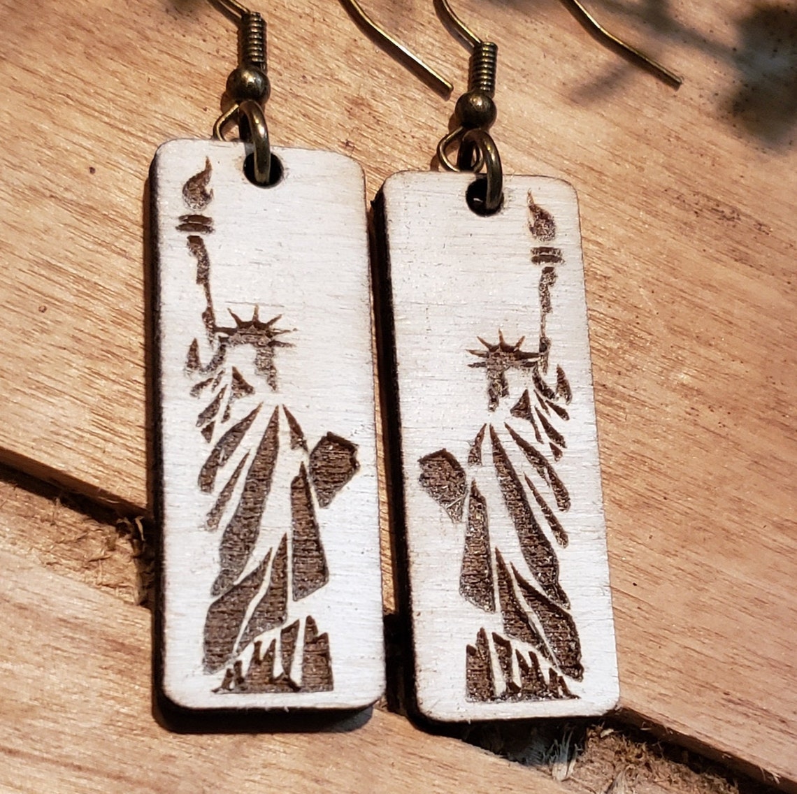 Statue of Liberty Engrave & Reverse Engrave Earring Files - Etsy