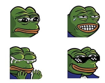 Pepe Meme Emotes - Etsy