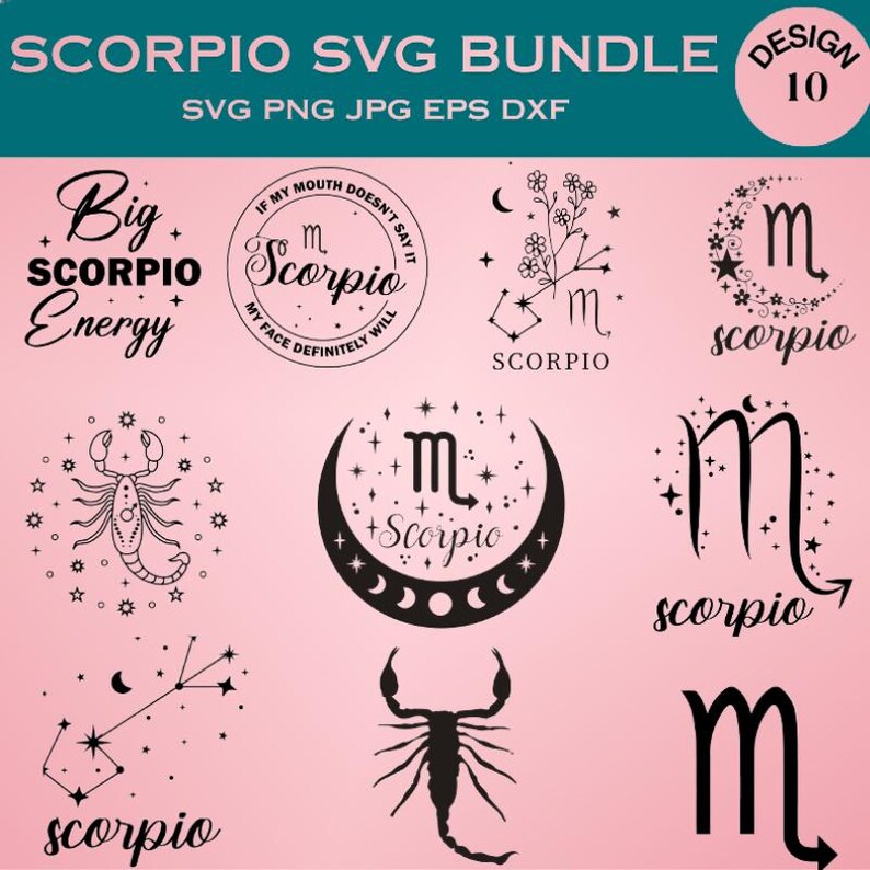 Scorpio Gifts, Zodiac Svg, Cancer Svg, Leo Svg, Scorpio Svg, Scorpio ...