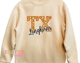 Preppy Texas Football PNG Game Day PNG Orange and Gray Football ...