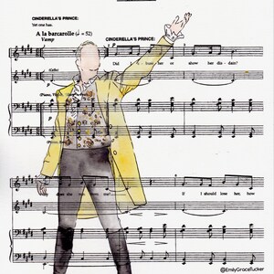 Agony "into the Woods" Sheet Music Art - Etsy