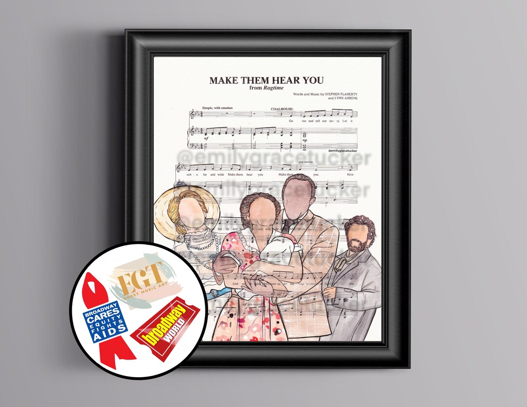 Ragtime Revival Sheet Music Art BWW and BCEFA - Etsy