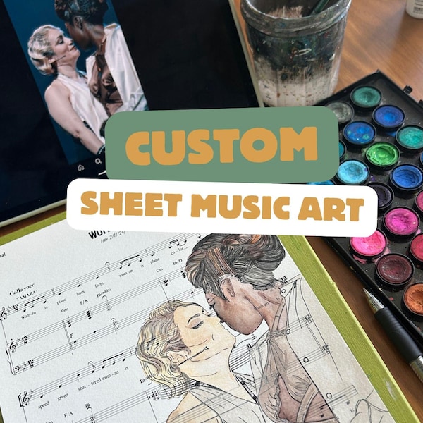 Sheet Music Into Art - Etsy