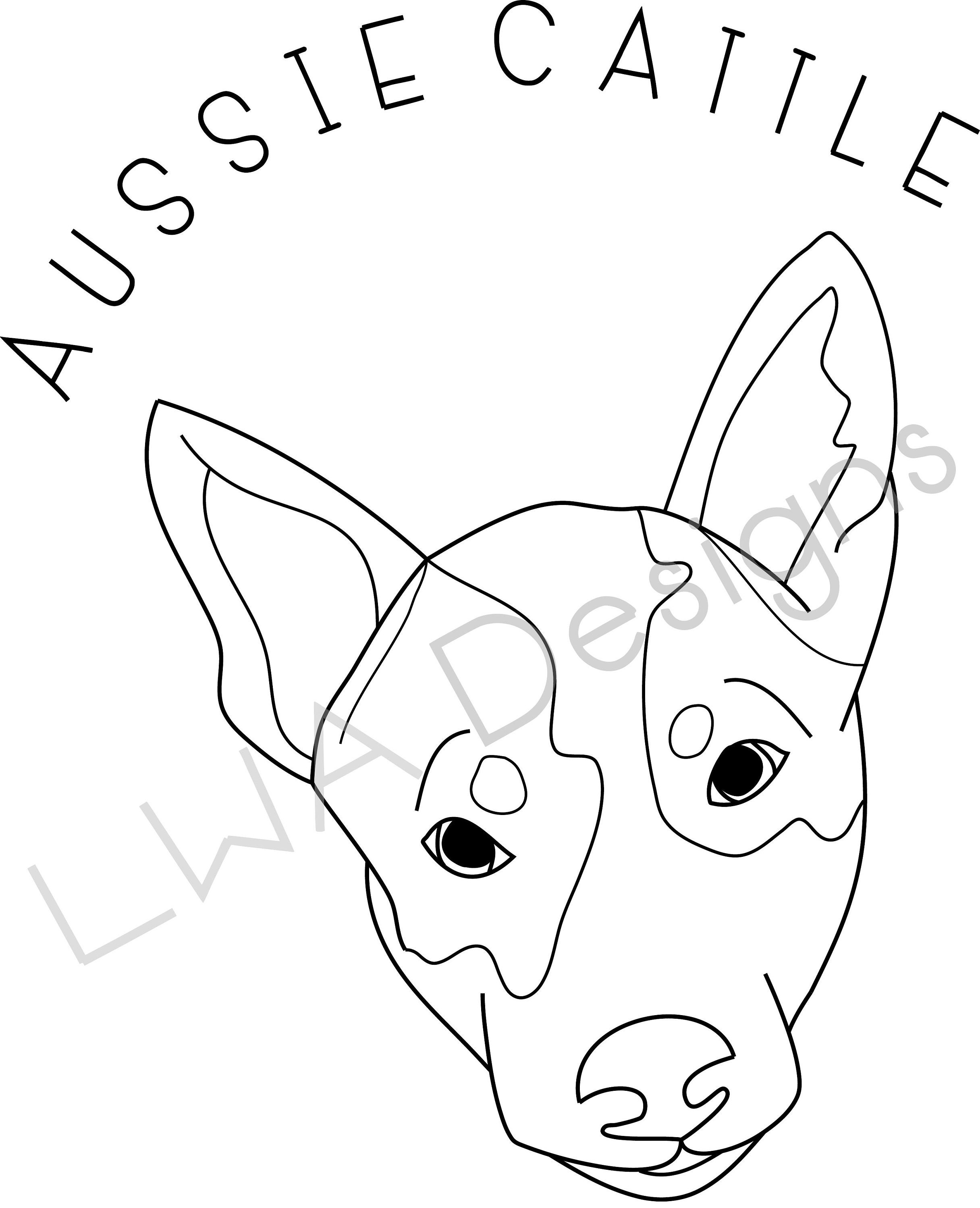 Dog SVG / PNG / PDF Original, Hand-drawn - Etsy