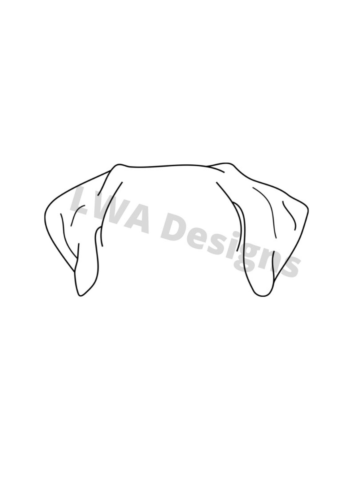 Labrador Line Drawing SVG / PDF / PNG Original, Hand-drawn - Etsy