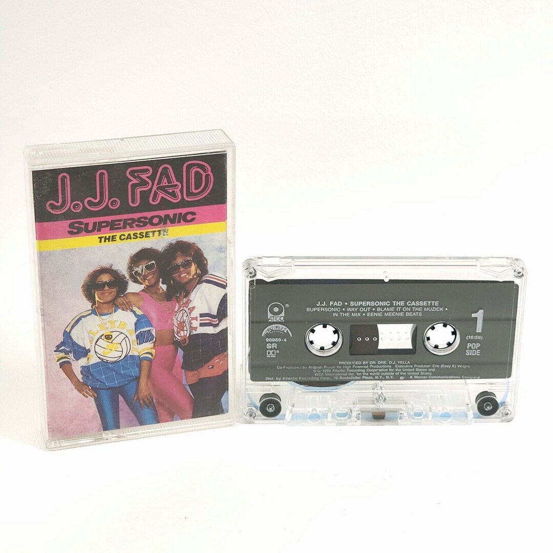 J.J. FAD Supersonic the Cassette Ruthless 90950-4 1988 Vintage 80s Rap ...