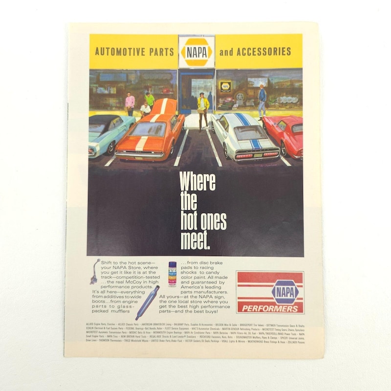 Muscle Car Ad Print - Etsy