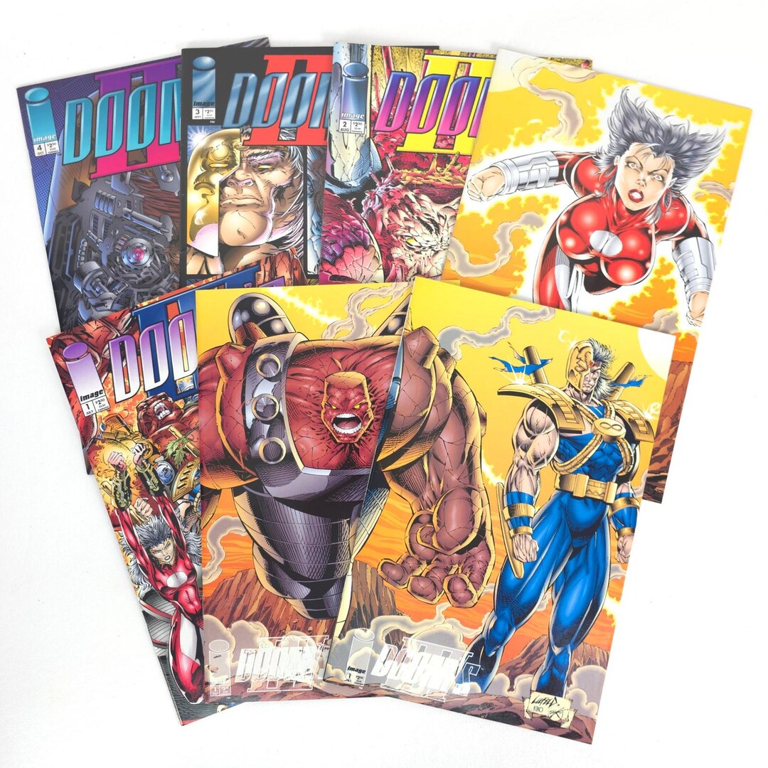 Dooms IV 1-4 + Variant Covers Lot of 7 1993 Rob Liefeld Mark Pacella ...