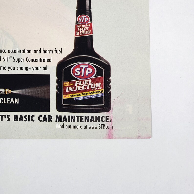 STP Injector Treatment warning Full-color Print Ad 2002 Rod & Custom 8 ...