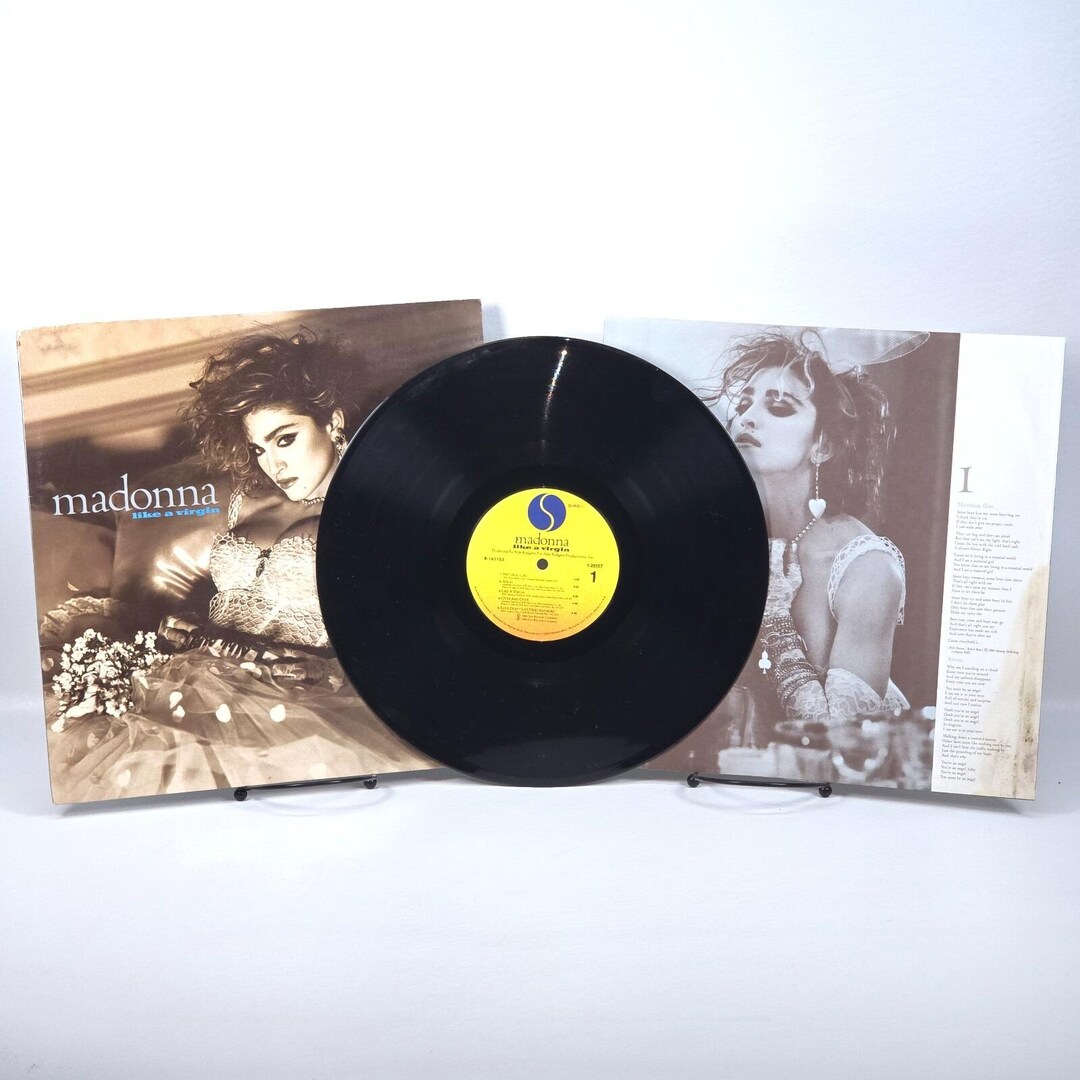 1984 Madonna Like a Virgin Vinyl Album RCA R-161153 Material Girl Dance ...