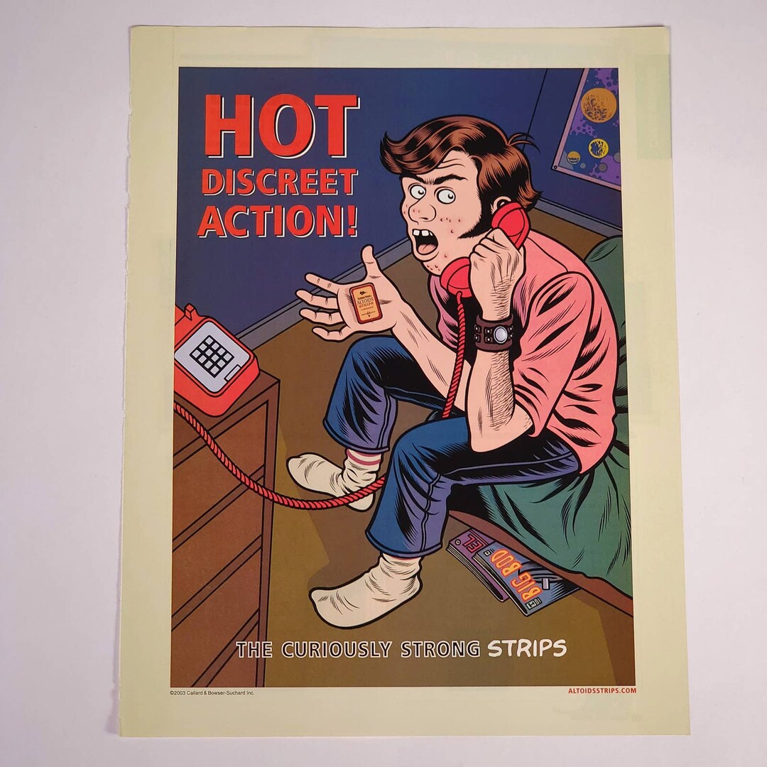Altoids Strips hot Discreet Action Vintage Print - Etsy