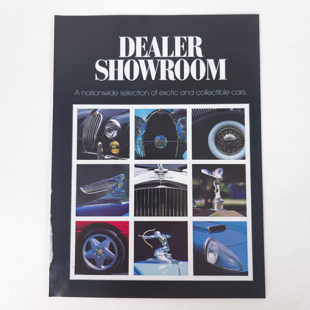 VTG Dealer Showroom Advertising Print Ad Garage Wall Art Exotic Car ...