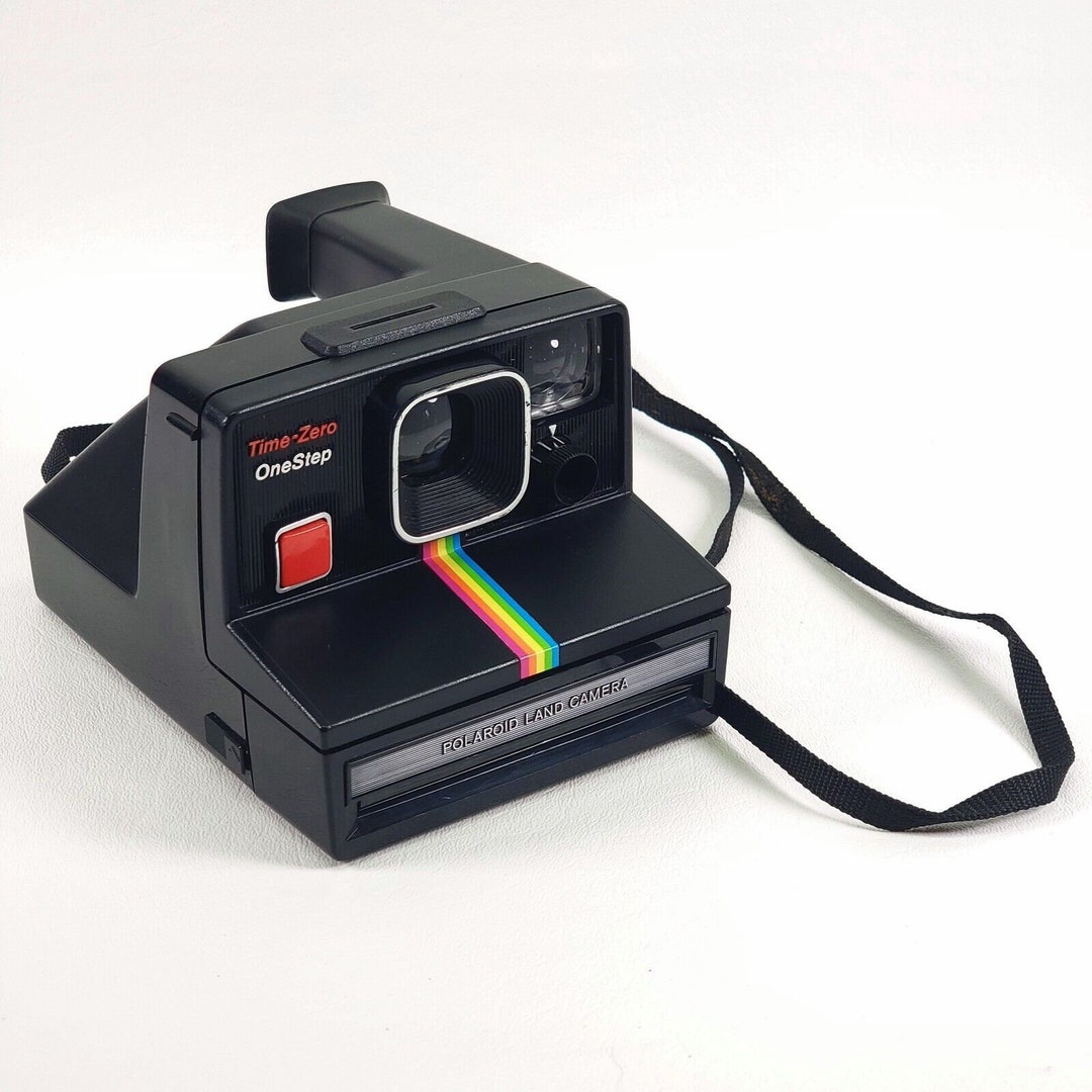 Polaroid Time Zero One Step Land Camera Instant Black Rainbow SX-70 - Etsy