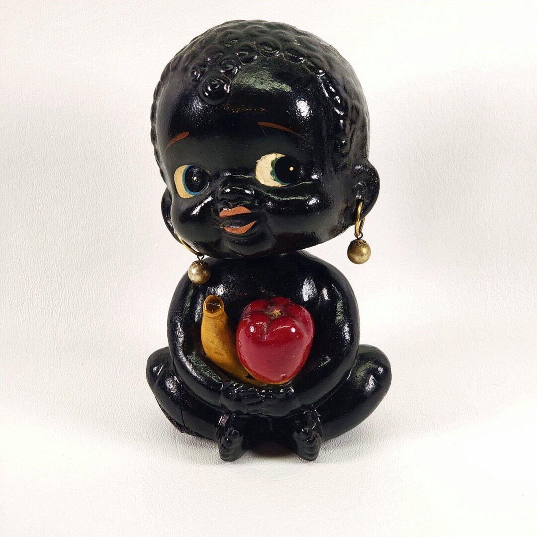 Vintage Kenmar Baby Nodder Bobblehead Doll Bank 7 Inch Tall DAMAGED SEE ...