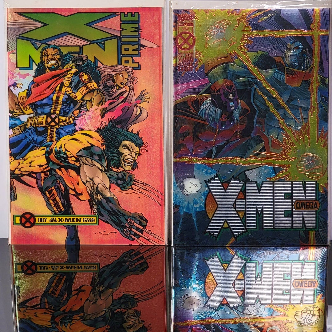 Marvel X-men Omega, & Prime Chromium Wrap Around Cover Vol. 1 First ...