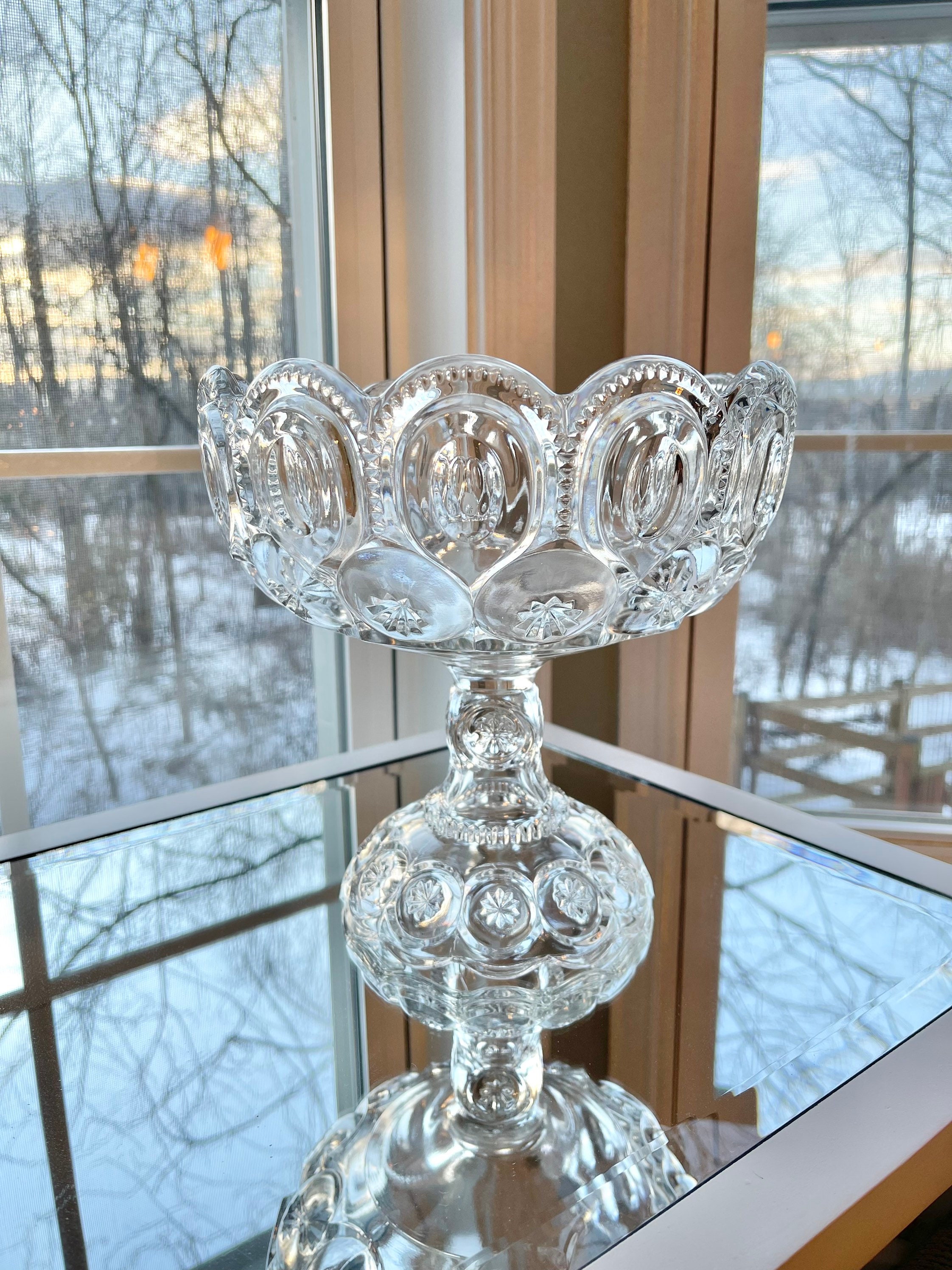 Adams Glass Compote - Etsy