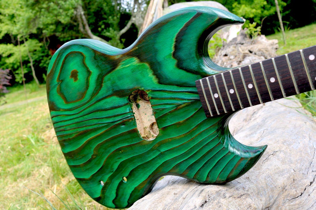 Barncaster Body With Flamed Roasted Maple Neck 24,75" Scale Length - Etsy