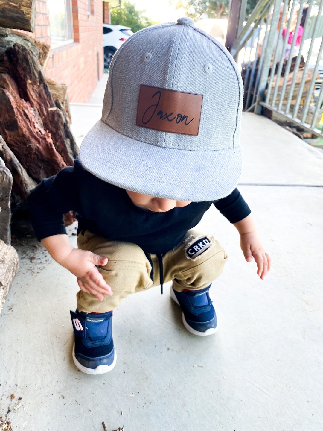 Custom Infant Toddler Kids Baby Snapback Hat Child Cap Personalised ...