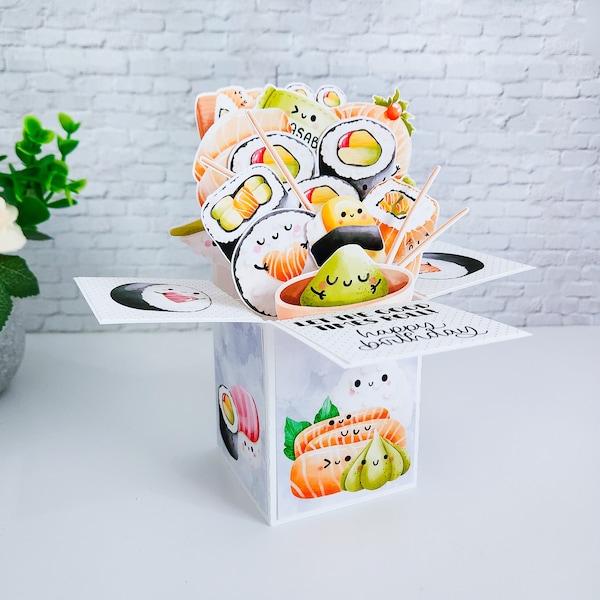 Sushi Card - Etsy