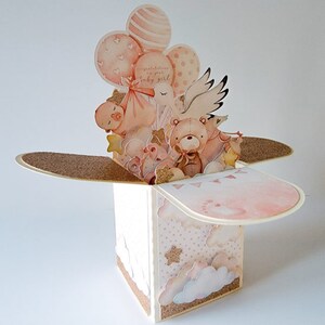 Baby Shower Card Box Card, Welcome Baby Card - Etsy