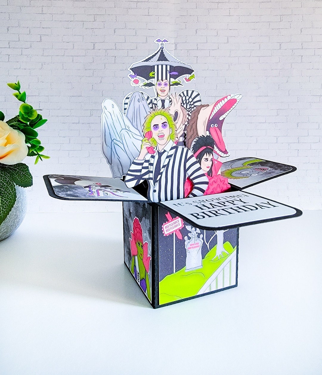It's Showtime! Box Card, Horror Themed Card - Etsy