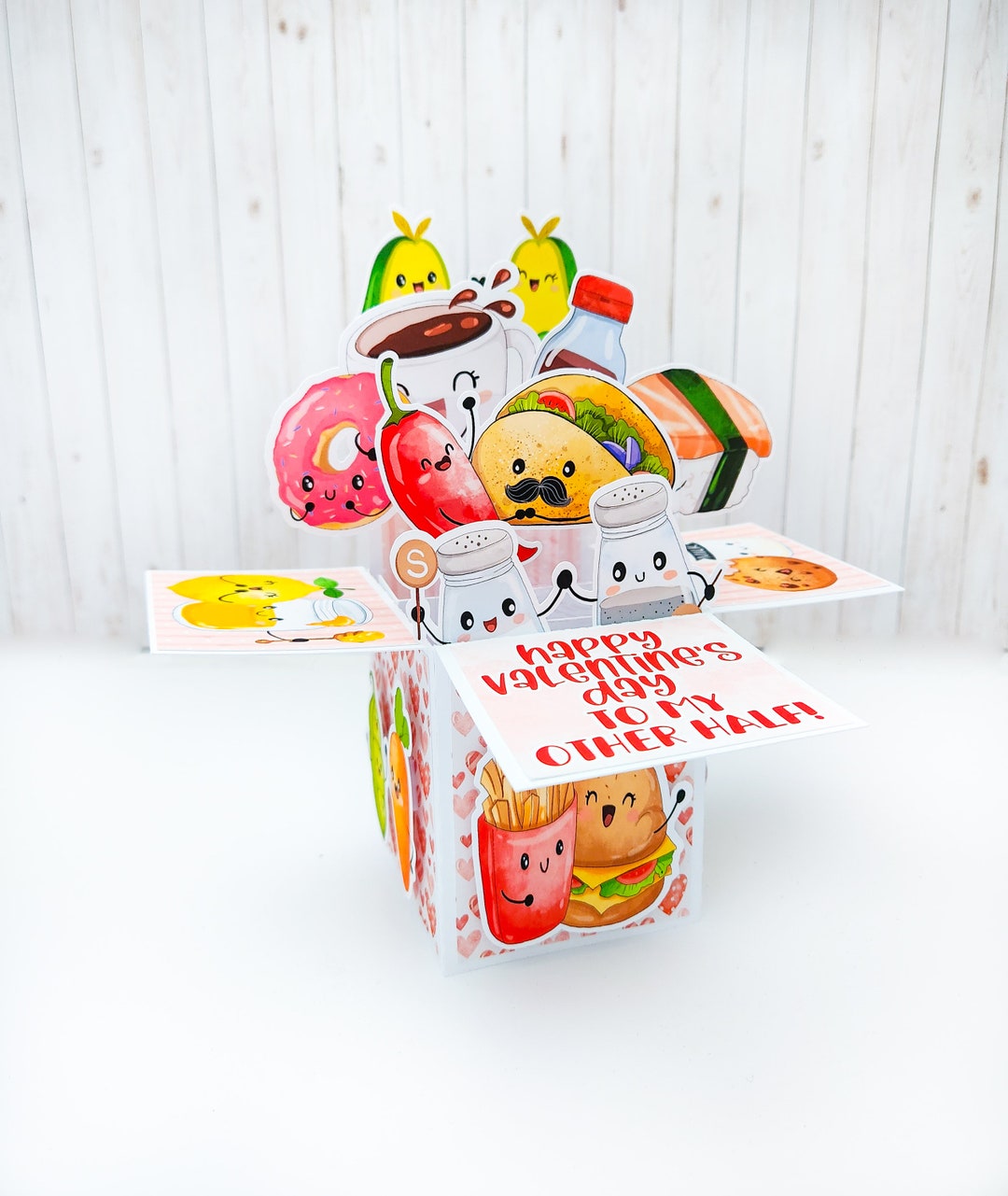 Other Half Pop up Box Card, Anniversary Card, Valentines Day Card - Etsy