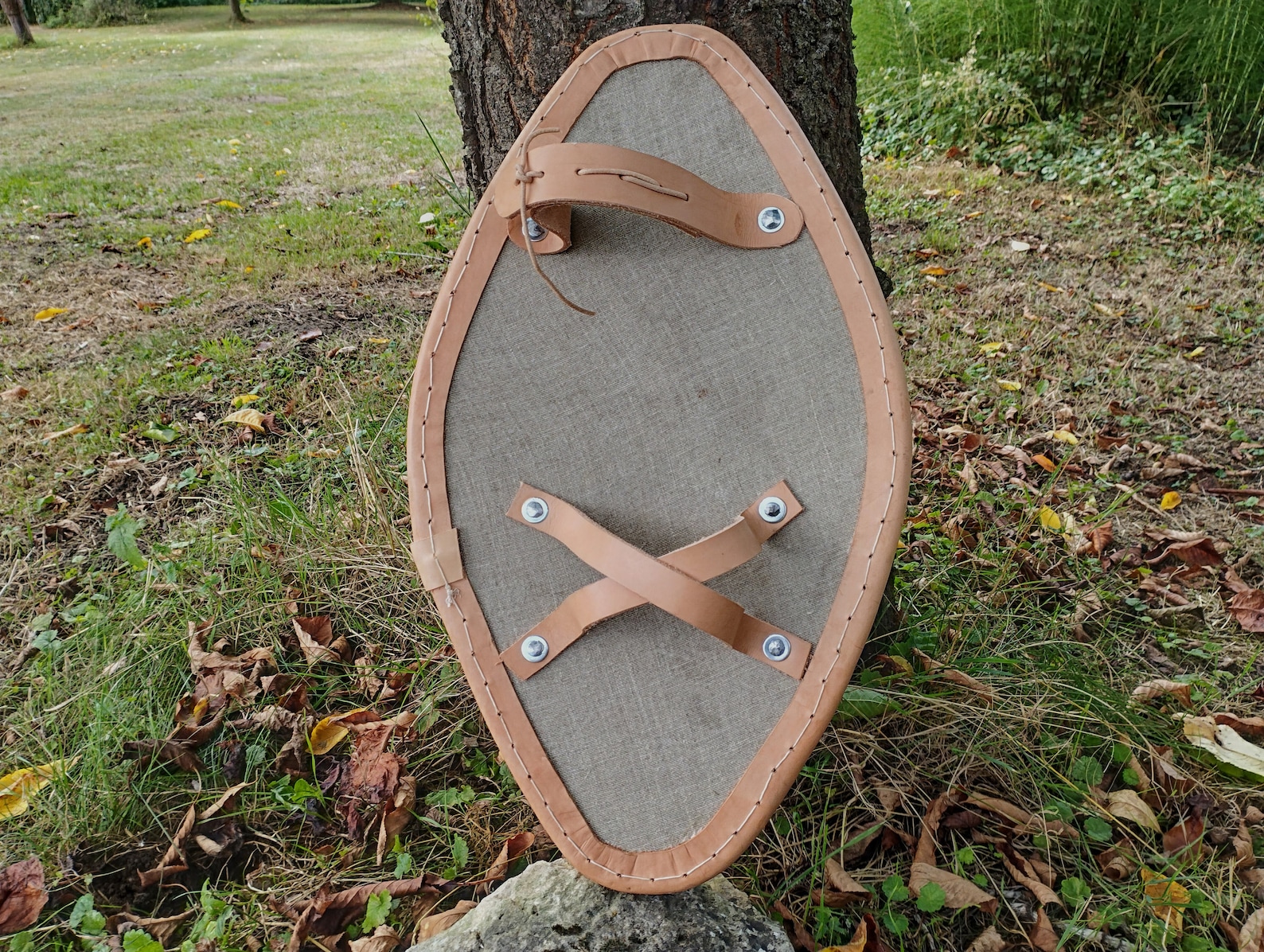 Oval Shield for Medieval Combat - Etsy