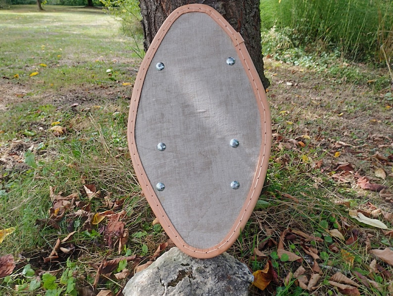 Oval Shield for Medieval Combat - Etsy